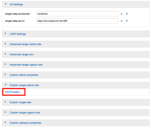 Configure Ranger Admin
